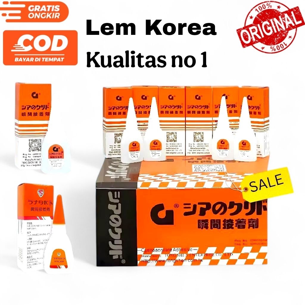 Jual Lem G Original 100% / Lem Korea - super kuat / lem Korea g ...