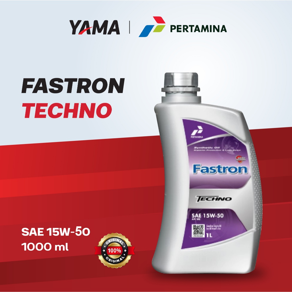 Jual OLI FASTRON TECHNO UNGU 15W-50 1L | Shopee Indonesia