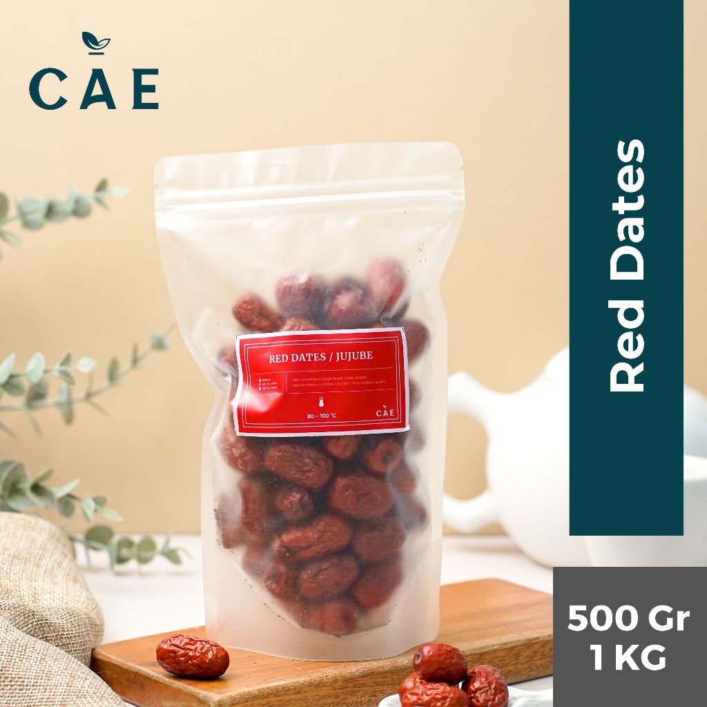 Jual Dried Red Dates Kurma Merah Jujube Angco Hong Zao Buah Fruit ...