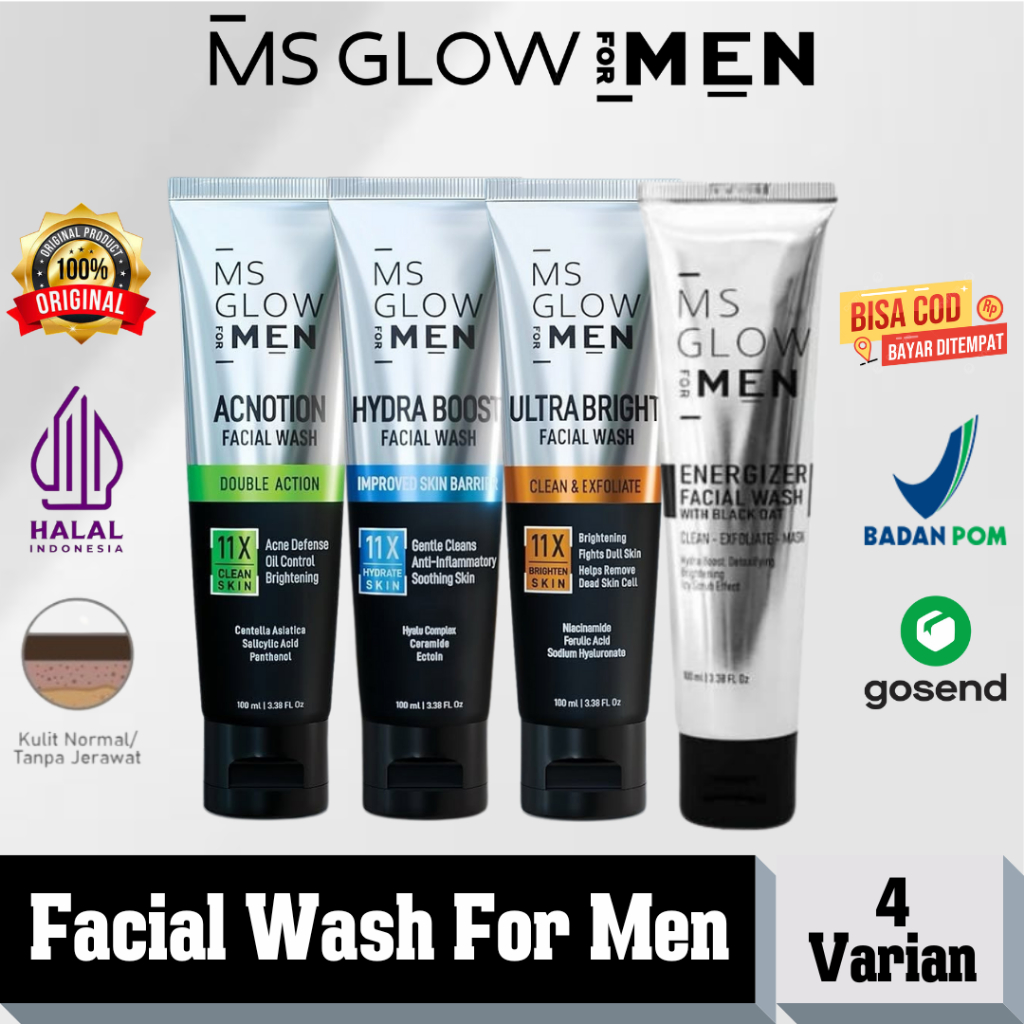 Jual Ms Glow For Men Facial Wash Sabun Muka MsGlow Men | Shopee Indonesia