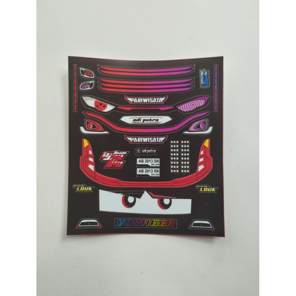Jual stiker lampu Jetbus 3 miniatur bus | Shopee Indonesia