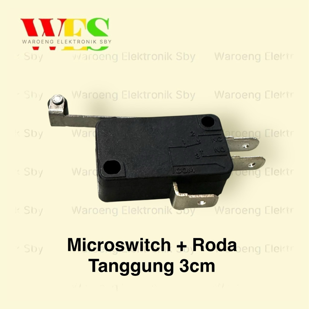 Jual MICRO LIMIT SWITCH 3PIN + RODA TANGGUNG 3CM | Shopee Indonesia