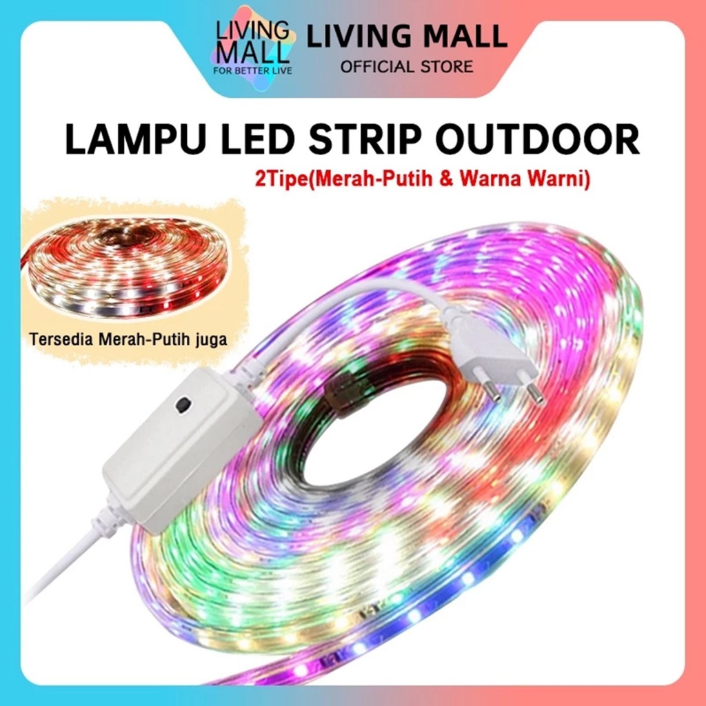 Jual Lampu Strip Selang LED 2835 /220V Outdoor RGB/LED Strip Warna ...