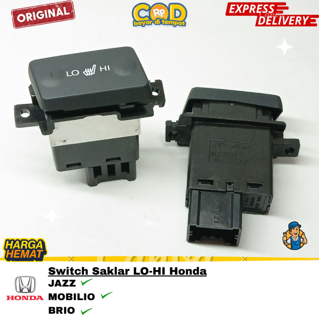 Jual TOMBOL/SWITCH SAKLAR LO-HI HONDA JAZZ MOBILIO BRIO LORIGINAL ...