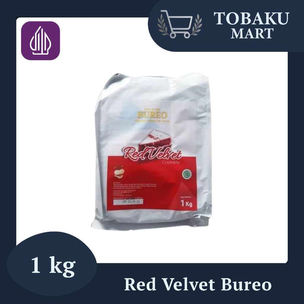 Jual RED VELVET BUREO 1 KG / REMAHAN BISKUIT RASA RED VELVET UNTUK ...