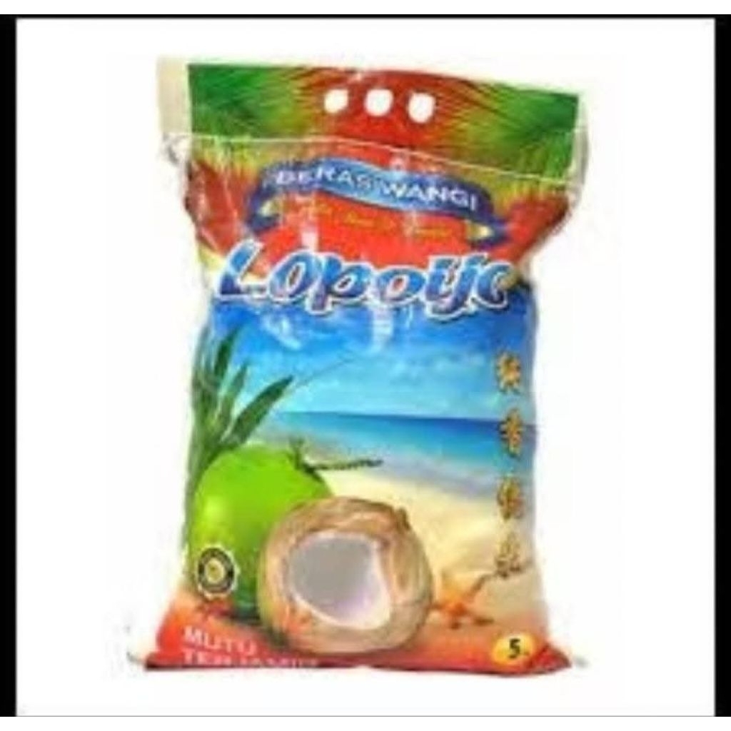Jual Beras lapo ijo kemasan 3 kg / beras premium / beras lopo ijo ...