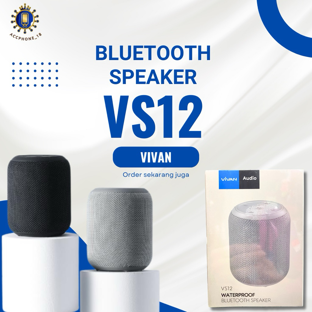 Jual Rp. 276.000 Min 5 Pcs // VIVAN Speaker Bluetooth VS12 V5.0 ...