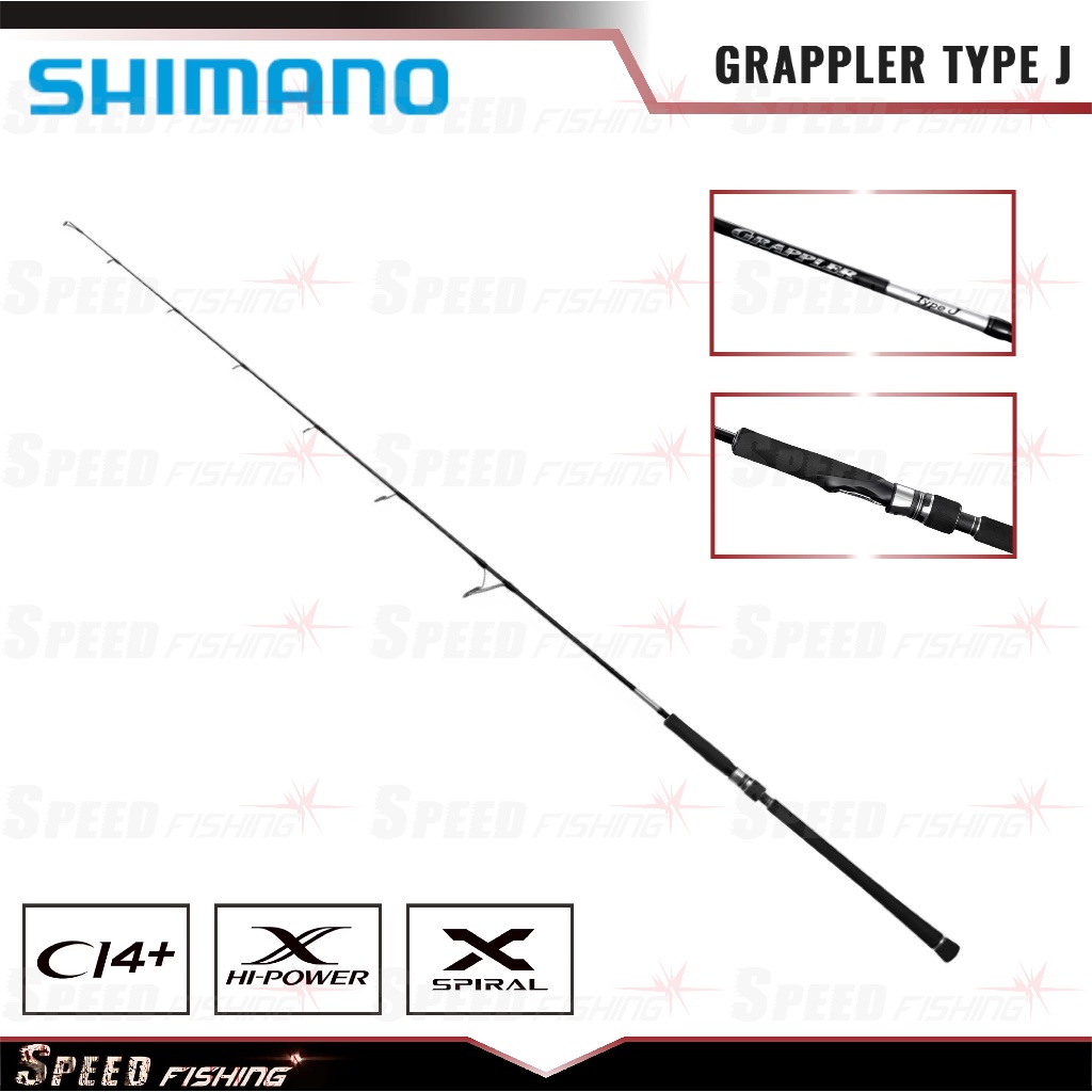 Jual Joran Pancing Shimano Grappler Type J S60 2025 Spinning Baitcasting | Shopee Indonesia