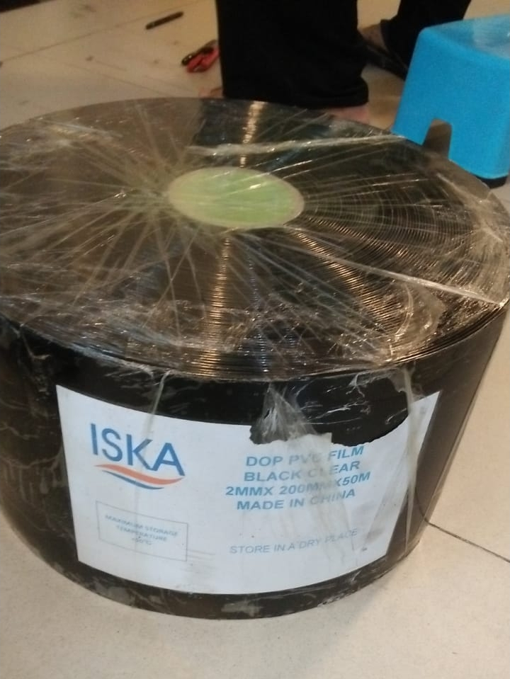 Jual Tirai PVC Curtain Hitam Roll 2mm x 20cm x 50 meter | Shopee Indonesia