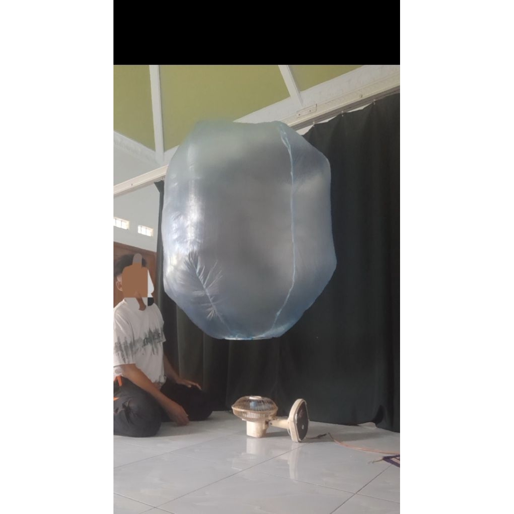Jual Balon udara / lampion terbang warna biru ukuran 1.5 meter | Shopee ...