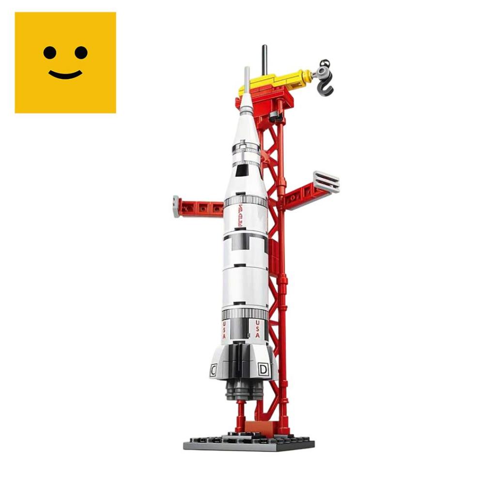 Jual TOBBIES 93 Blocks Aerospace Rocket Mainan Balok Susun Pesawat Luar ...