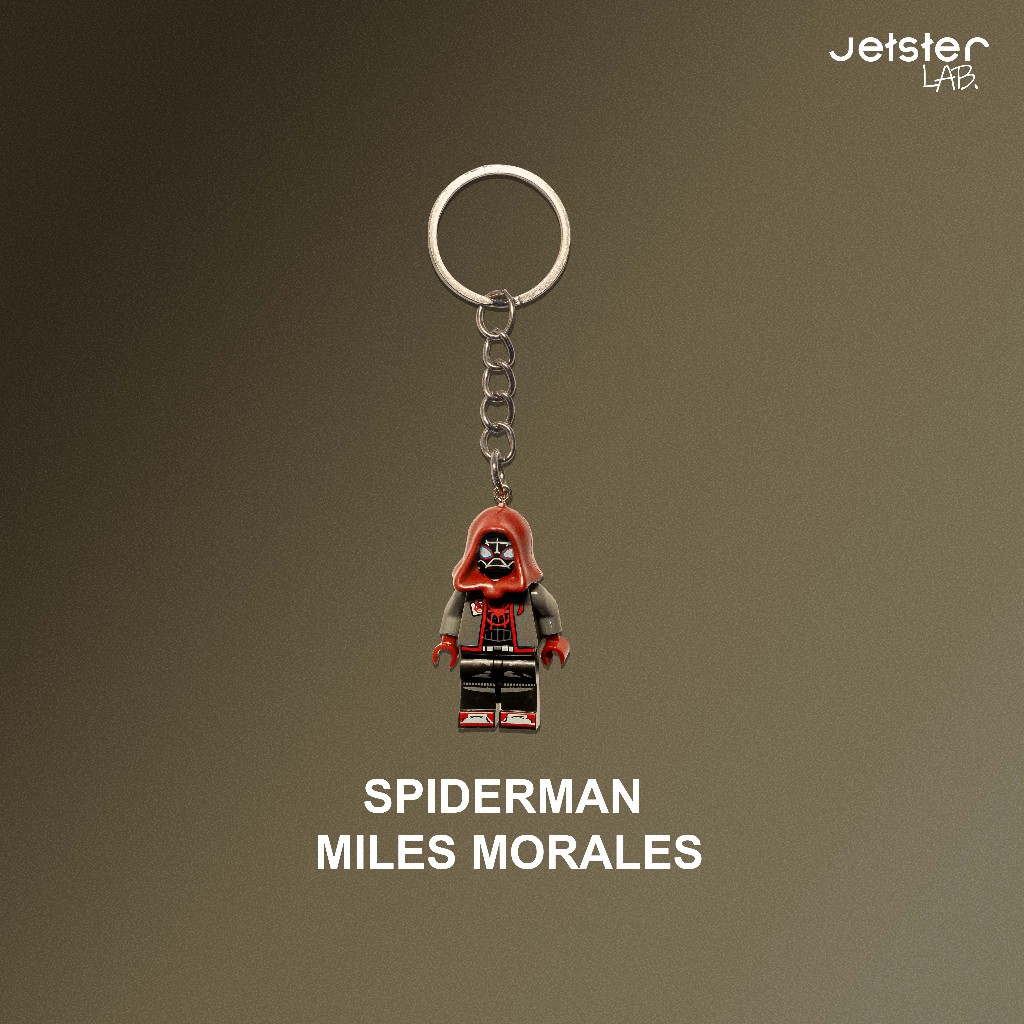 Jual Jetster Lab Keychain LEGO Gantungan Kunci Minifigure Spiderman ...