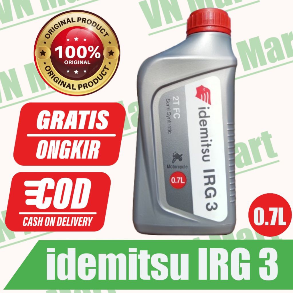 Jual IDEMITSU IRG3 2T (0.7L) Oli samping Motor 2T | Shopee Indonesia