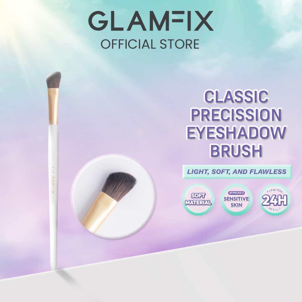 Jual GLAMFIX Classic Precision Eyeshadow Brush Make Up Kuas Make Up ...