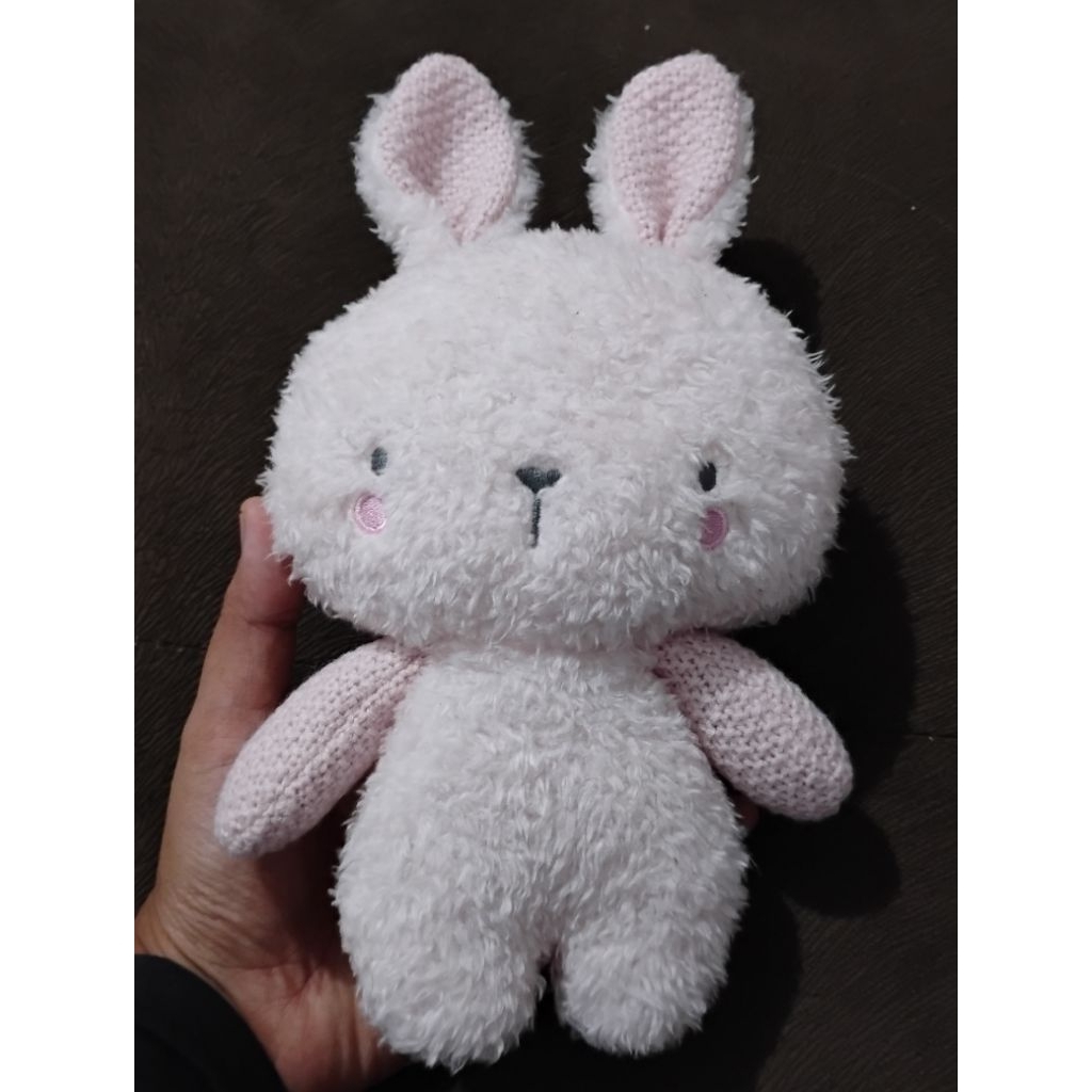 Jual Bubble Knitted plush cuddly toy Lily the bunny second | Shopee ...