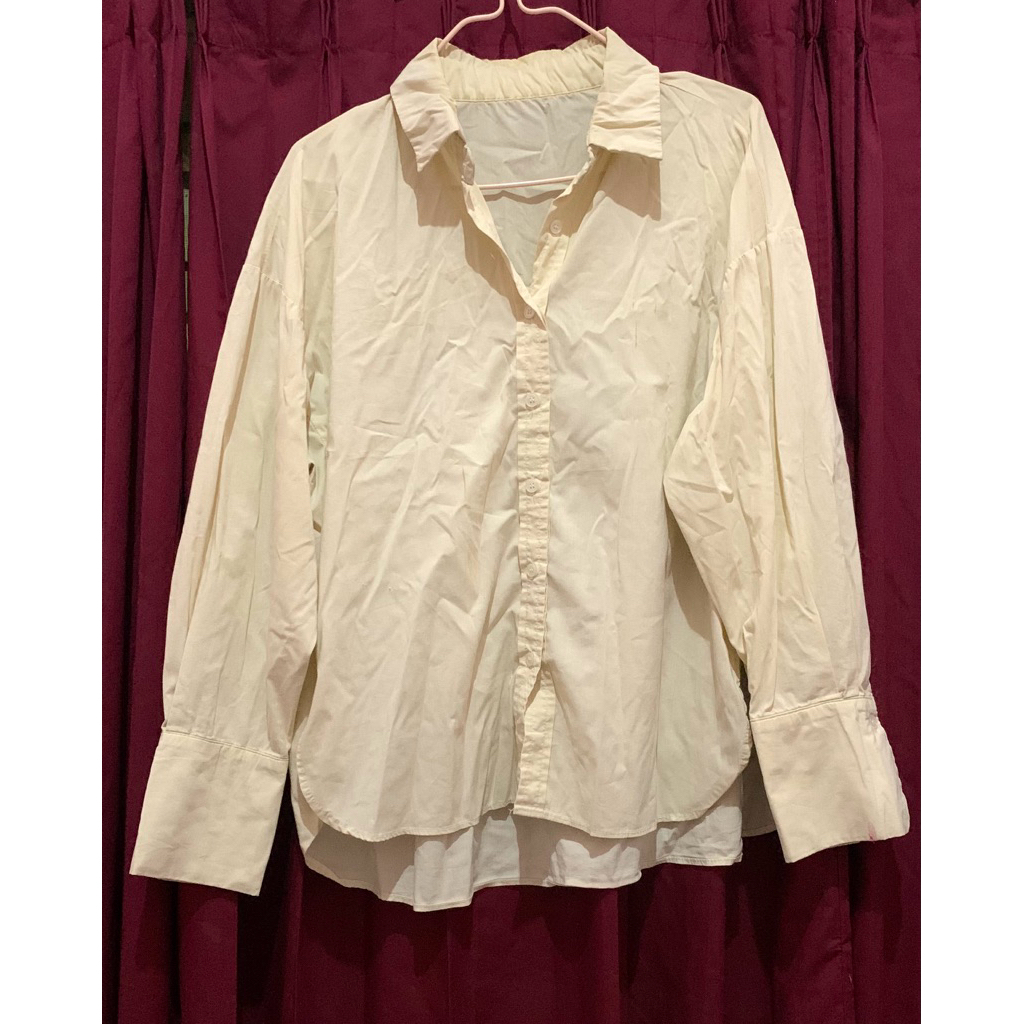 Jual kemeja cream | Shopee Indonesia