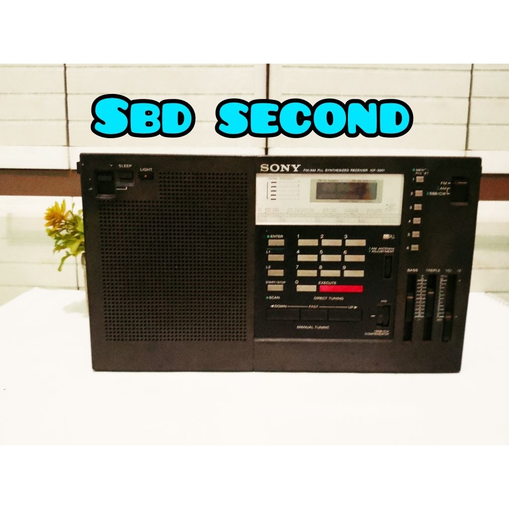 Jual Radio Sony ICF 2001 (BACA KETERANGAN) | Shopee Indonesia