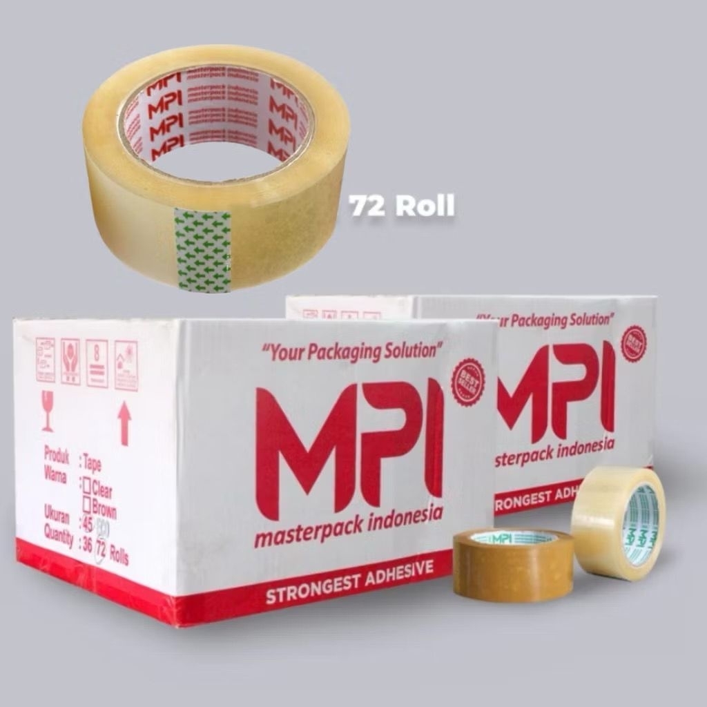 Jual Lakban MPI bening ( 1 ROLL) | Shopee Indonesia