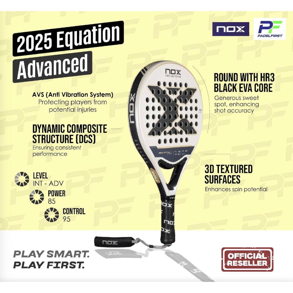 Jual NOX Raket Padel Equation 2025 Advanced Series Kontrol & Presisi ...