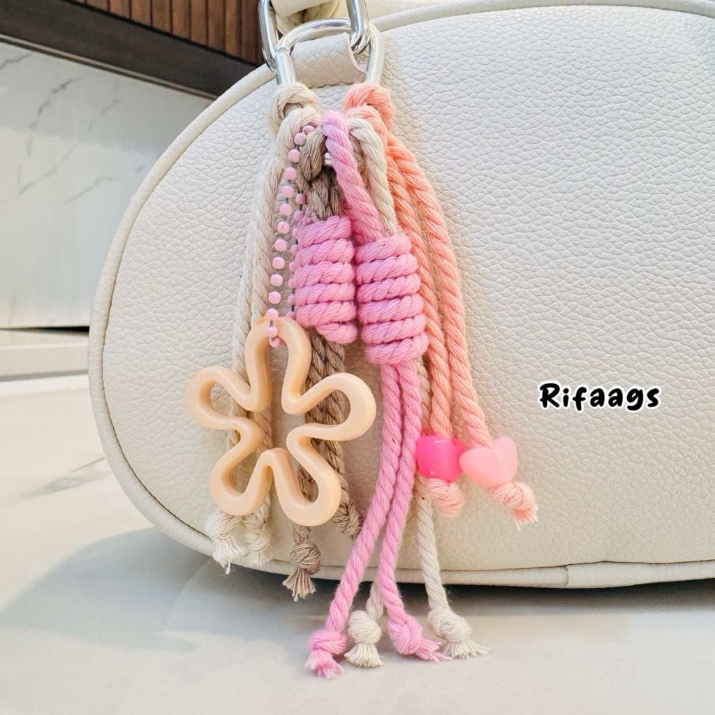Jual Gantungan Tas / Gantungan Kunci / Gantungan tas Macrame ...