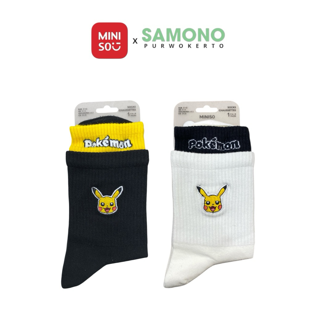 Jual Miniso Sock Pokemon / kaos kaki betis tinggi | Shopee Indonesia