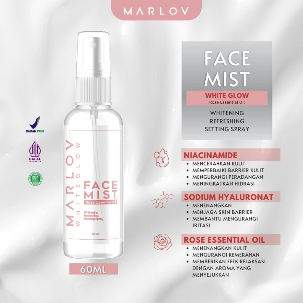 Jual MARLOV face mist 60 ml | Shopee Indonesia
