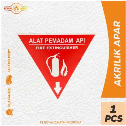 Jual Segitiga APAR Tonata / Rambu Akrilik Alat Pemadam Api Ringan ...