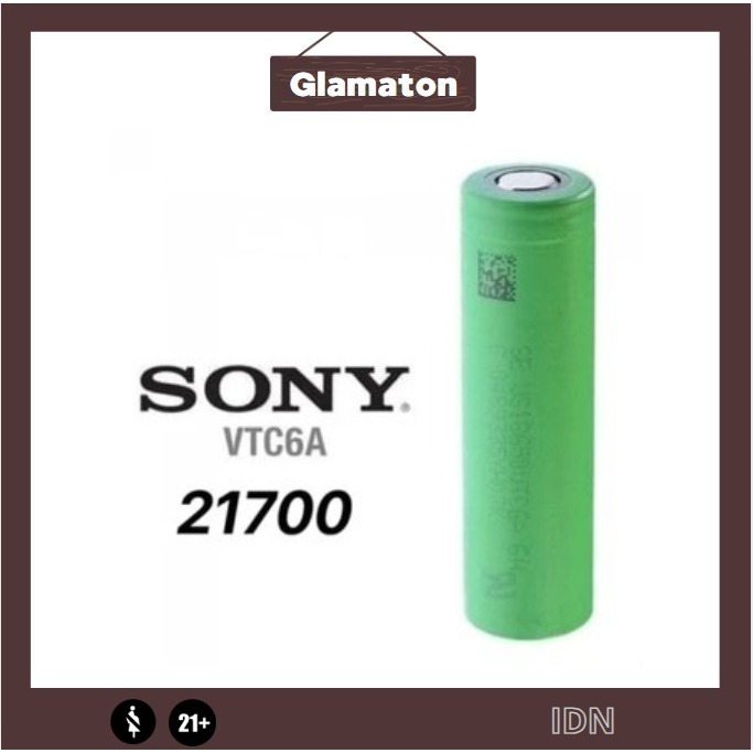 Jual SONY BATTERY VTC 6A 4000mAh 30A 21700 ORIGINAL BATERAI VTC 6A ...