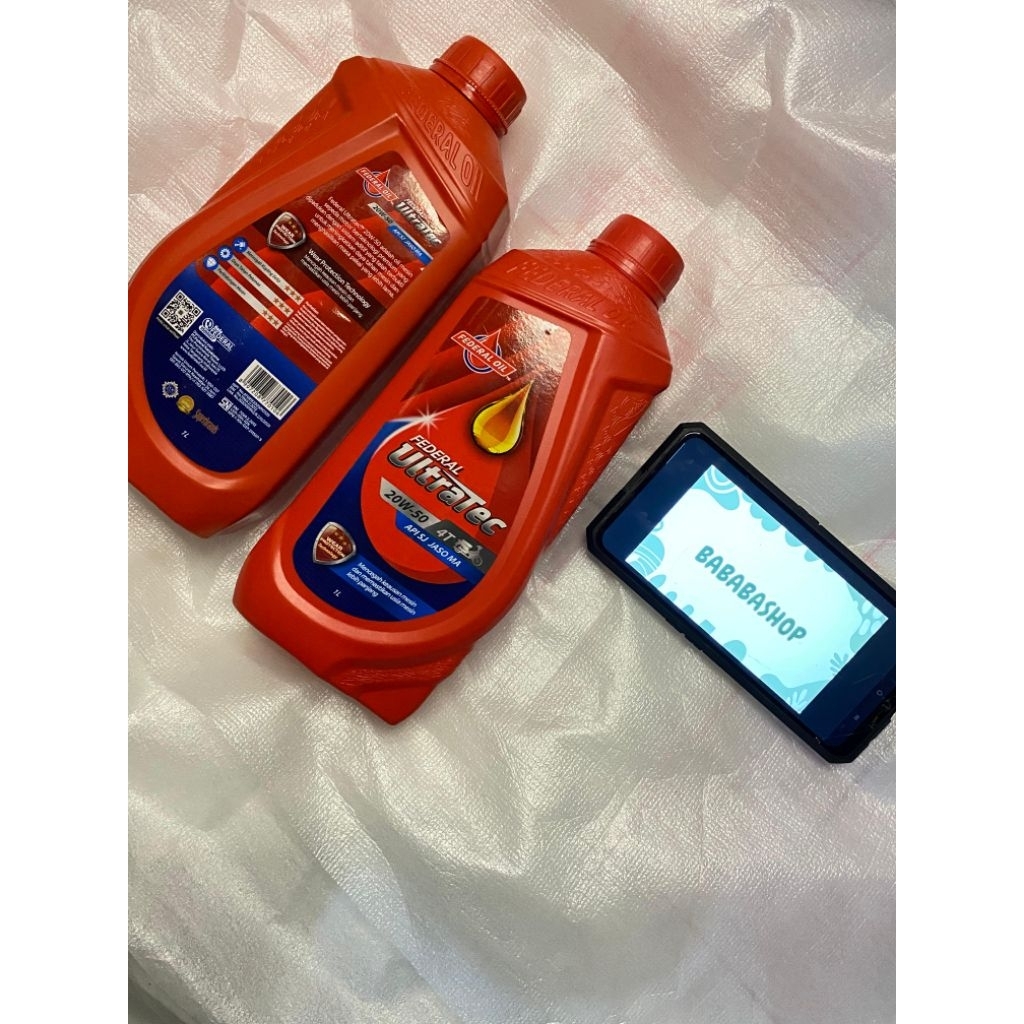 Jual OLI MOTOR OLI FEDERAL ULTRATECH 1 LITER | Shopee Indonesia