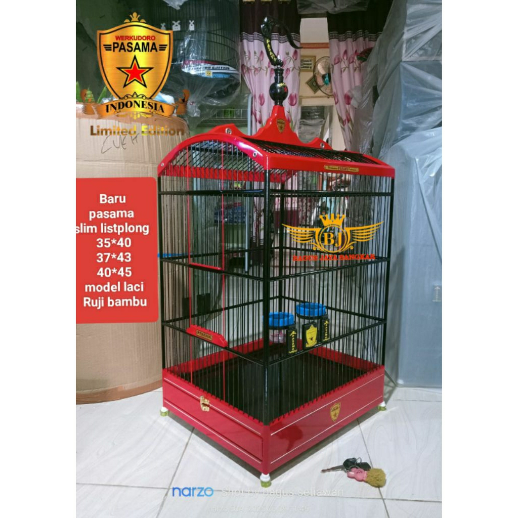 Jual sangkar pasama slim lisplong slorokan laci via cargo | Shopee ...