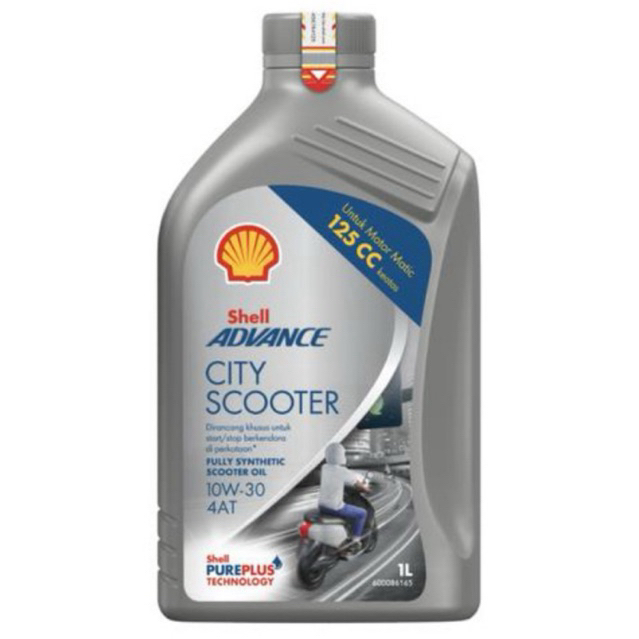 Jual Oli Shell Advance City Scooter 10W-30 Fully Synthetic - 1L ...