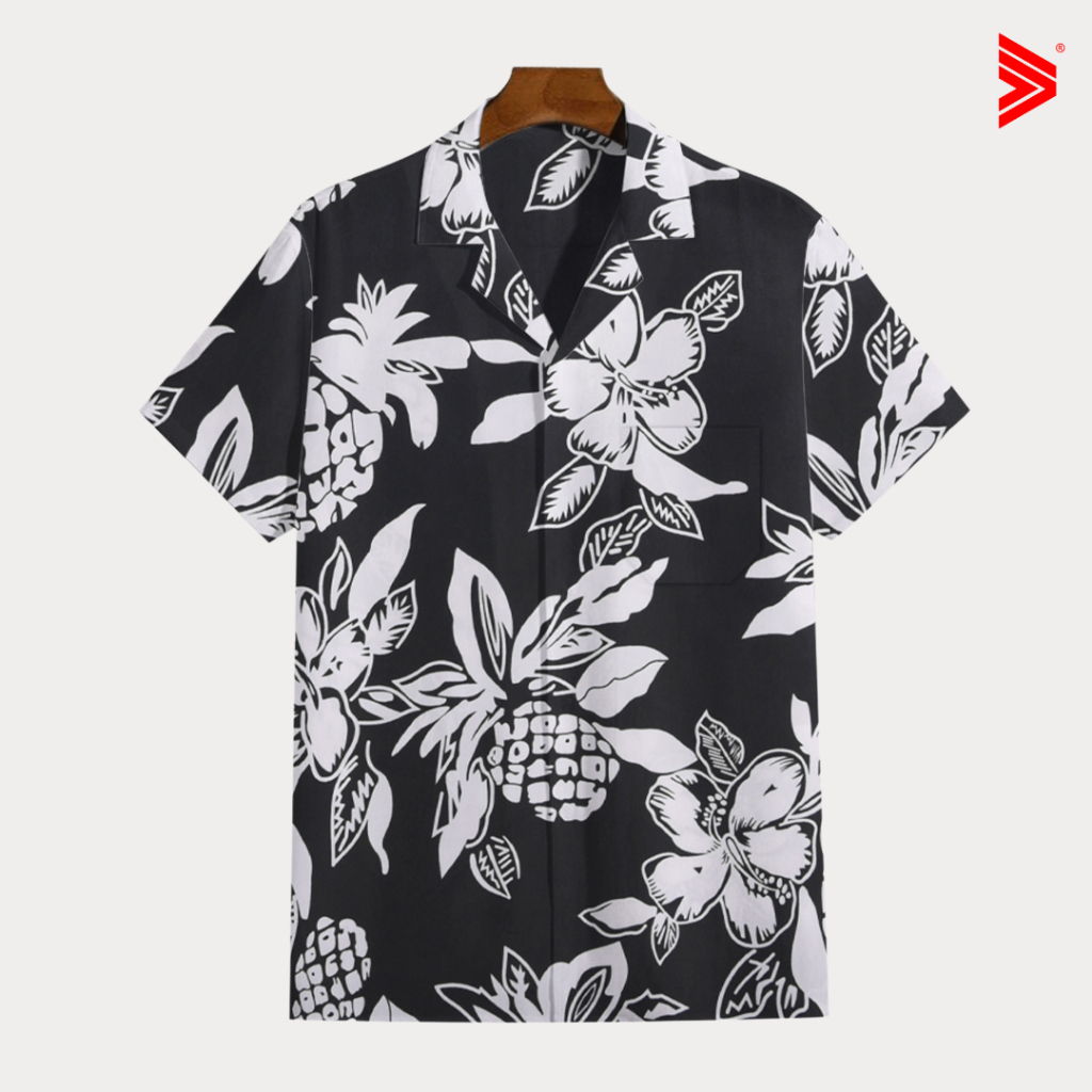 Jual Tiagan99 Kemeja Pria Motif Printing Floral Summer Hawai Lengan ...
