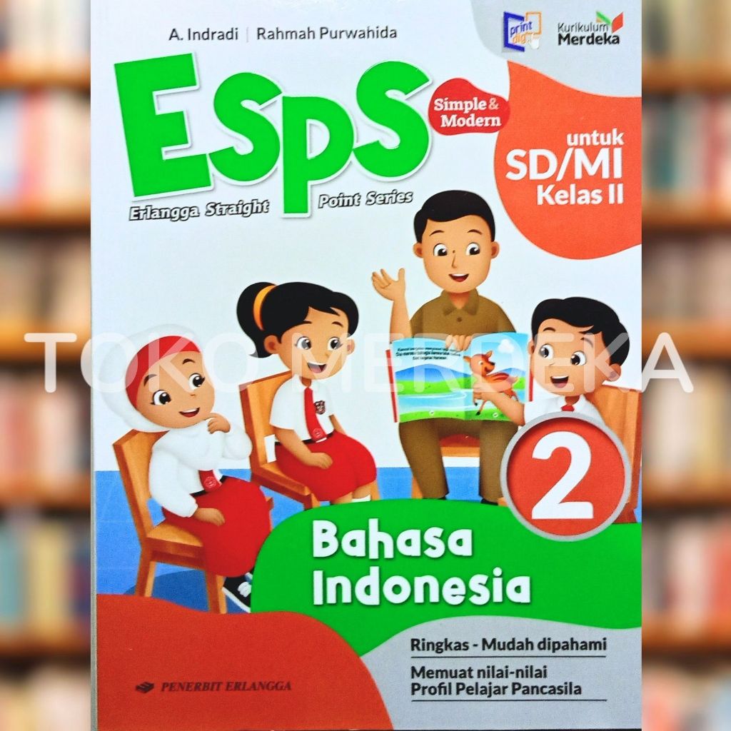 Jual Buku Paket Bahasa Indonesia kelas 2 SD Penerbit Erlangga Kurikulum ...