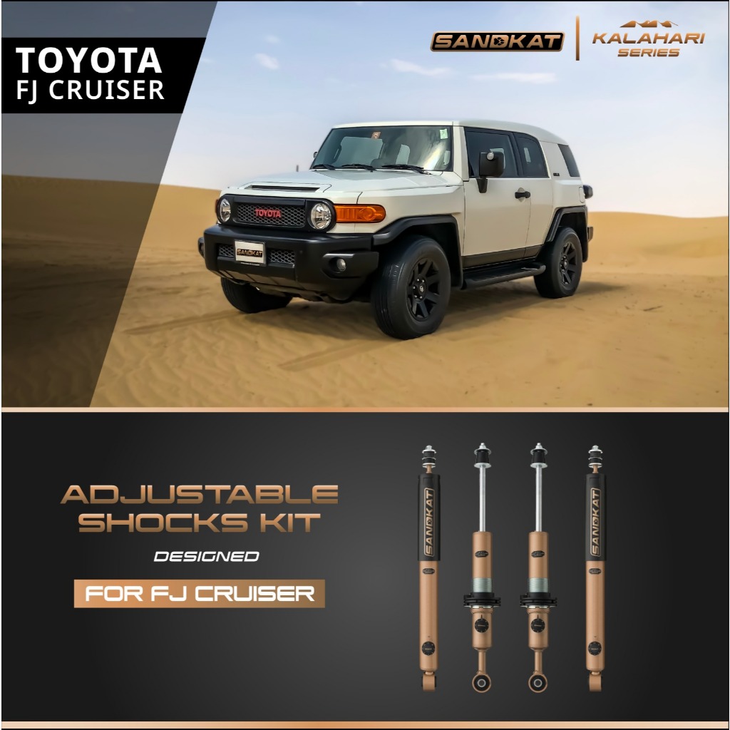 Jual SUSPENSI TOYOTA FJ CRUISER (2011-2025+) SANDKAT SHOCK KALAHARI ...