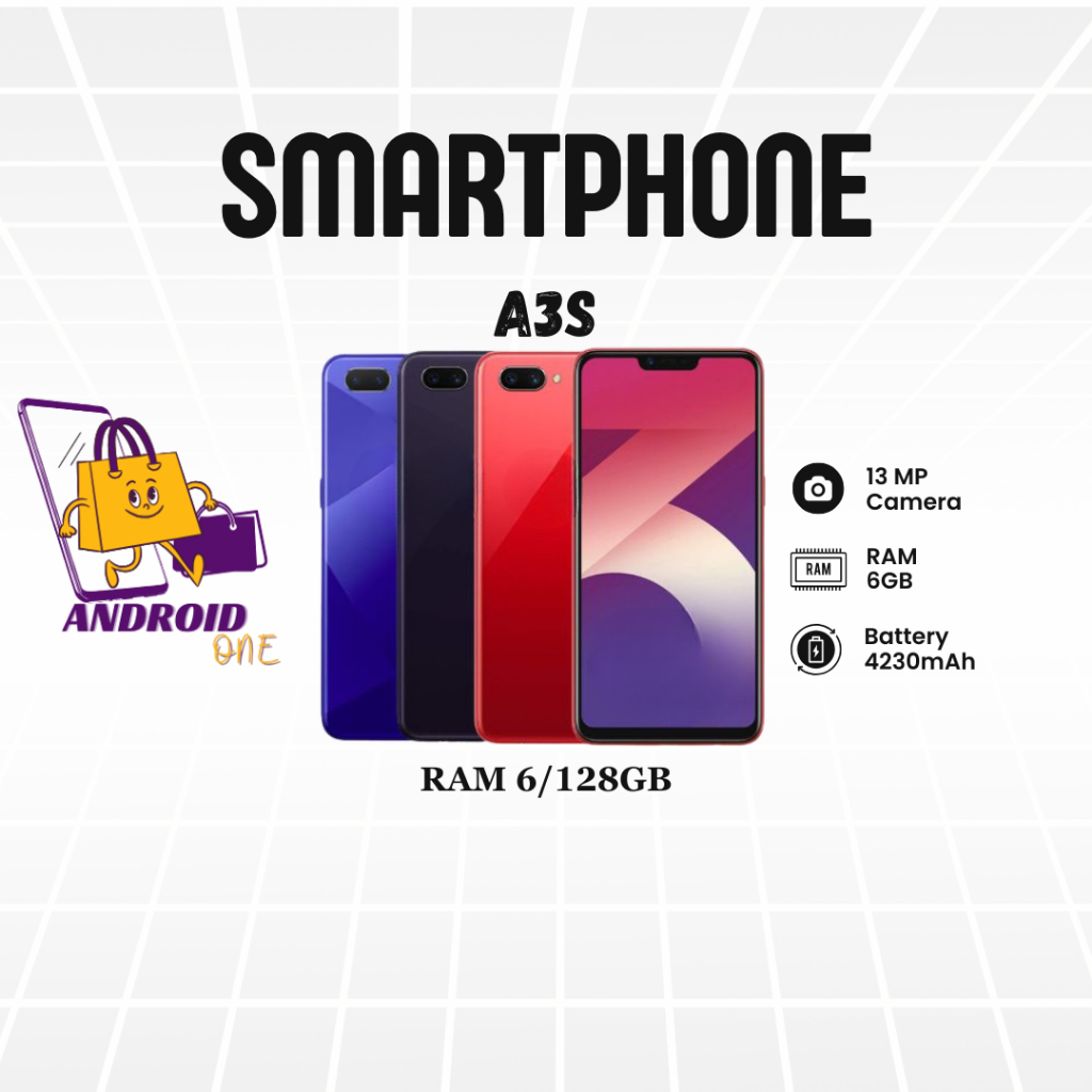 Jual Smartphone Android A3s Ram 6GB Internal 128GB Garansi 1 Tahun ...