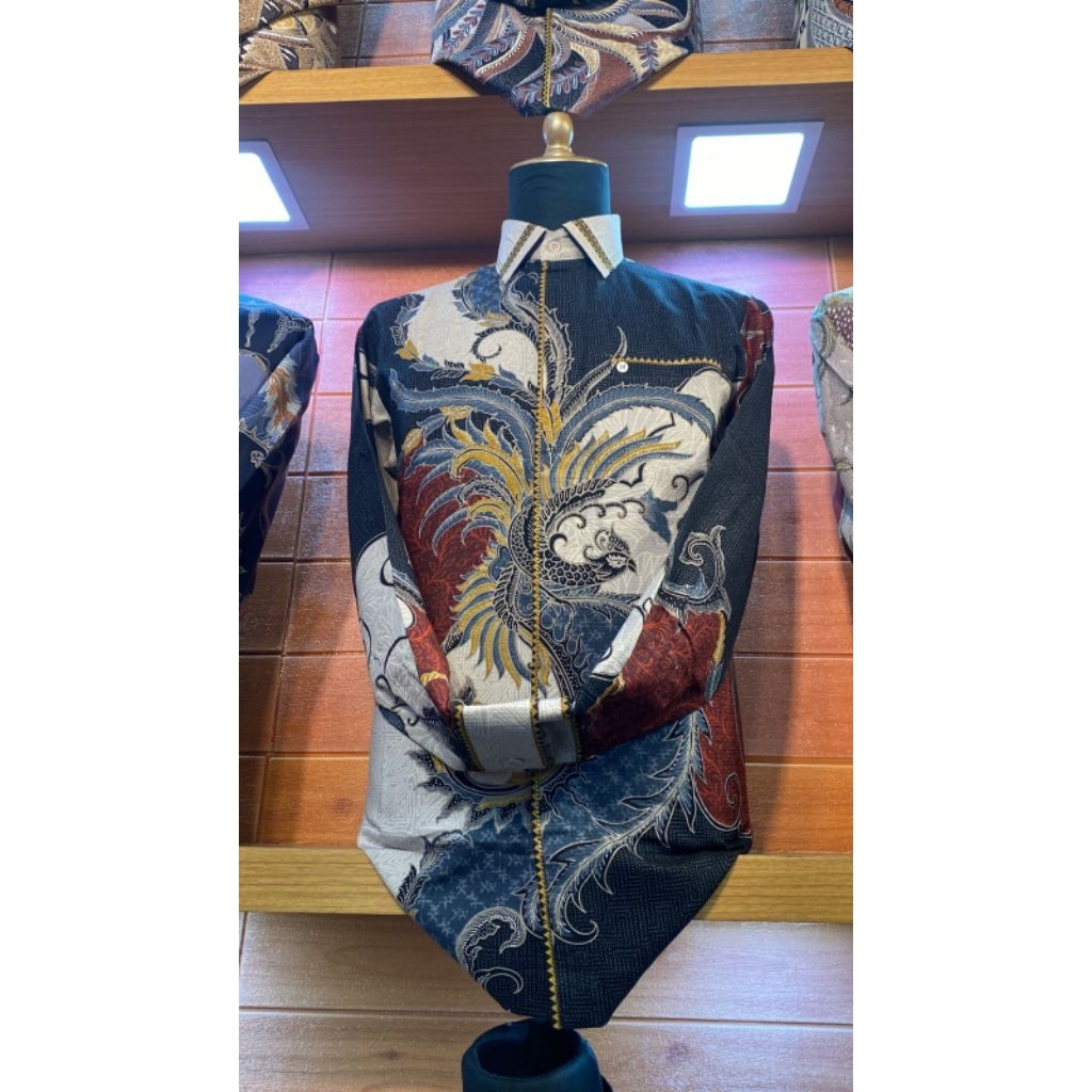 Jual KEMEJA BATIK EXCLUSIVE JAITAN SMOCK BAHAN KATUN 100S SUPER PREMIUM ...