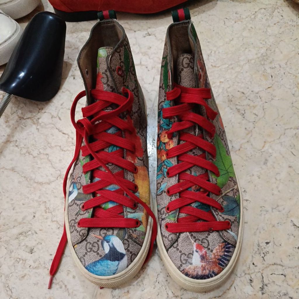Jual sepatu high unik Gucci keren | Shopee Indonesia