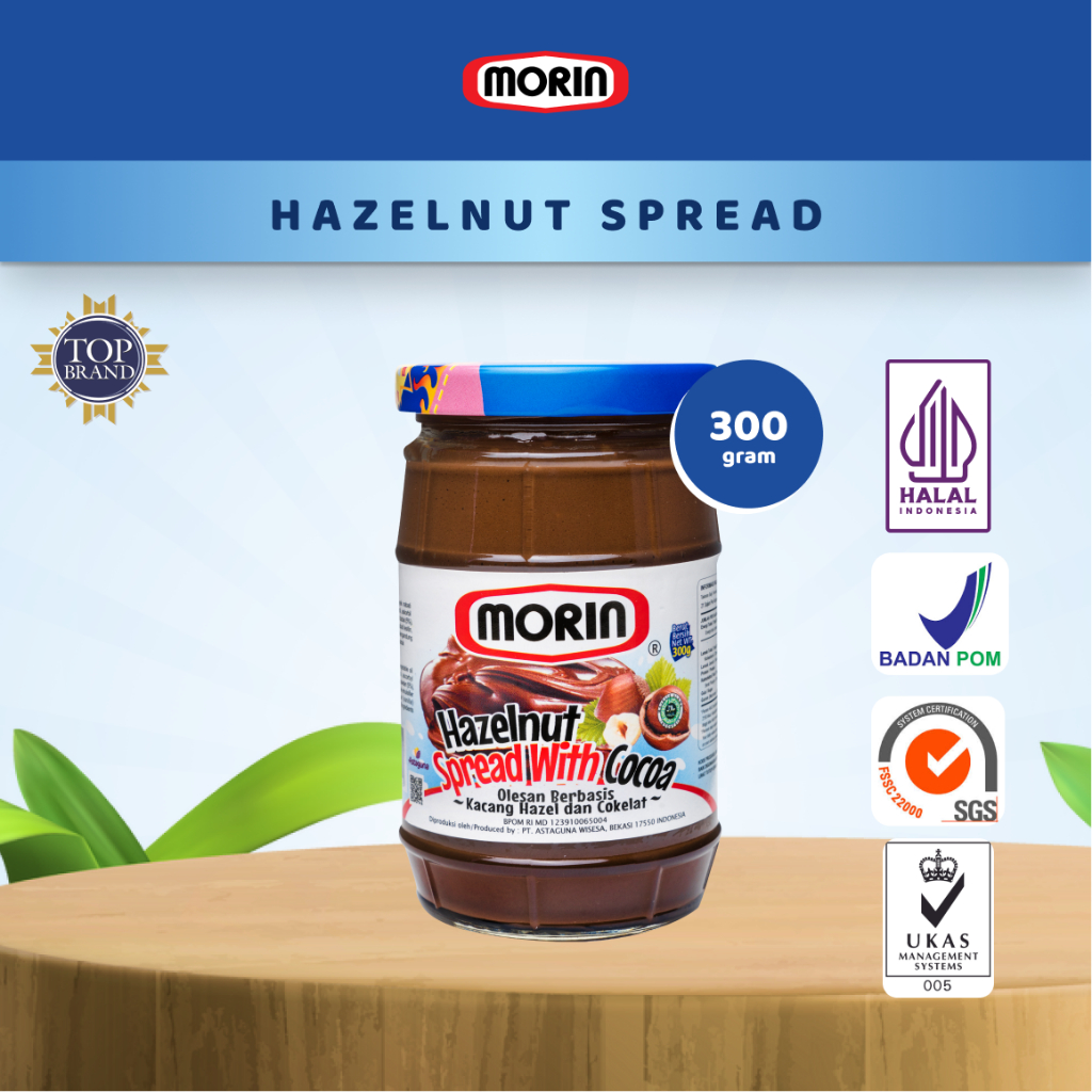 Jual Morin Selai Hazelnut Cocoa 300 Gr | Shopee Indonesia