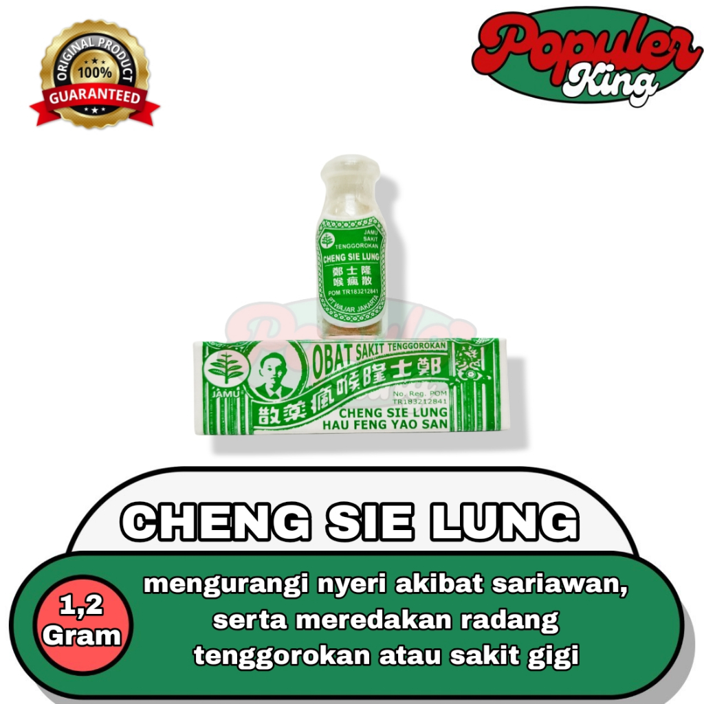Jual Cheng Sie Lung Hau Fung San / Obat Sakit tenggorokkan, Sariawan ...