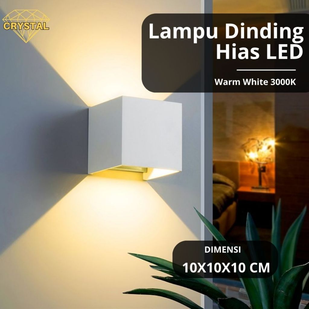 Jual Wall Lamp Outdoor Minimalis LED COB | Lampu Dinding 2 Arah ...