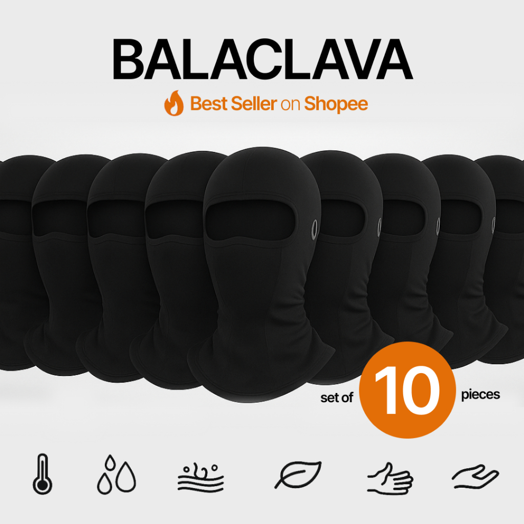 Jual BUNDLING 10 Set Premium BALACLAVA Full Face | Shopee Indonesia