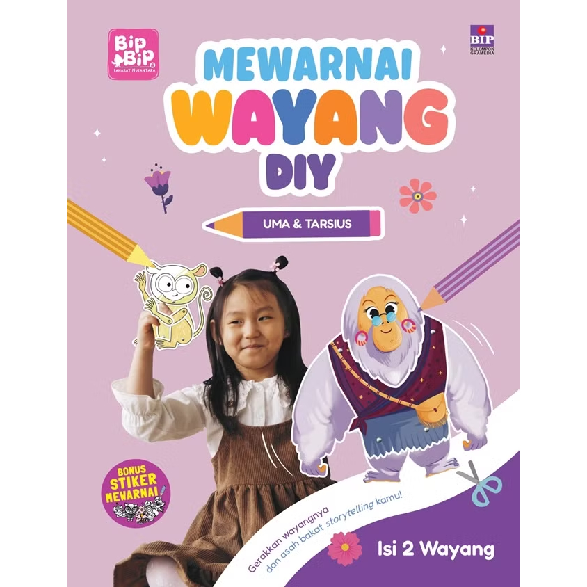 Jual BIP - Aktivitas Wayang Bip Bip & Sahabat Nusantara: Uma dan Tarsius | Shopee Indonesia