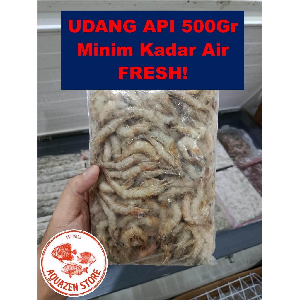 Jual Udang API FRESH 500Gr 1Kg Pakan Predator / Udang API Beku / Udang ...