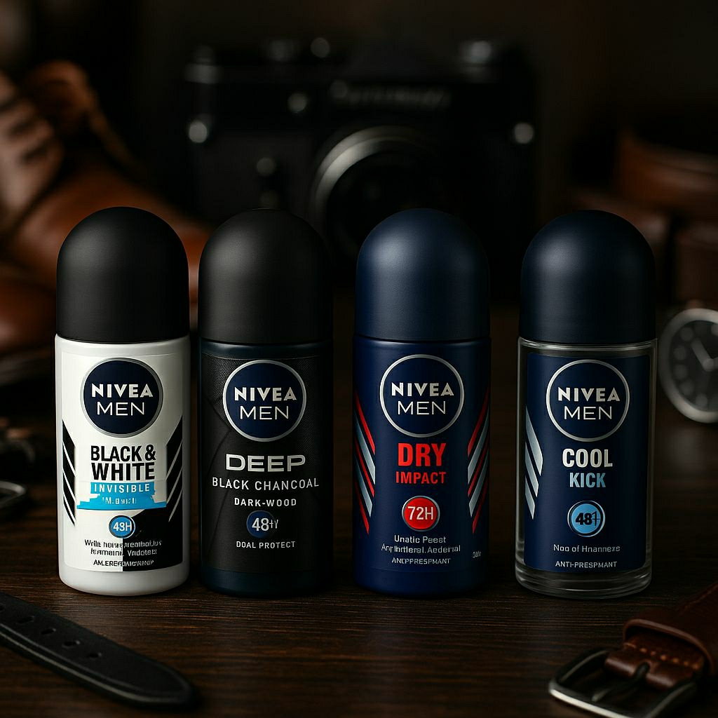 Jual Nivea Men Deodorant Roll On 50ml Deodoran Pria 50 ml Invisible ...