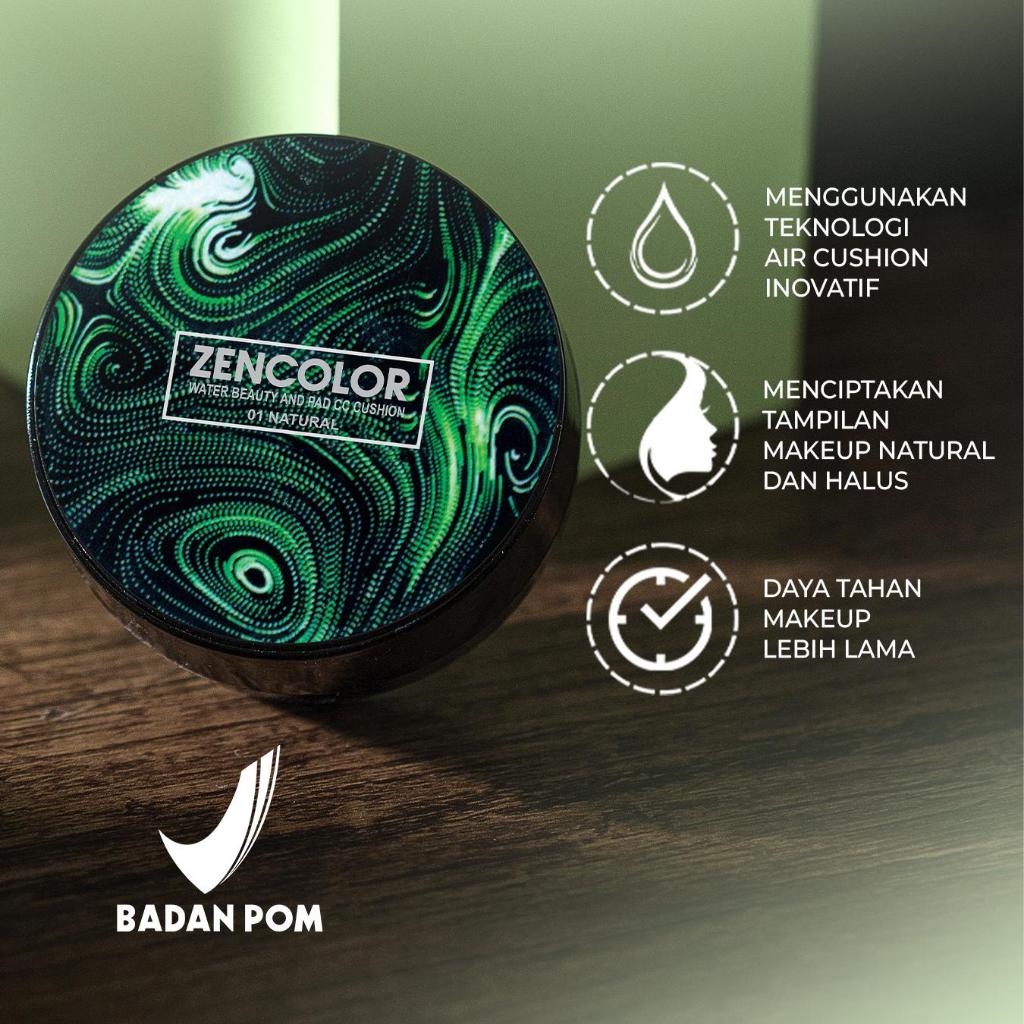 Jual [BPOM] ZENCOLOR Mushroom Air Cushion BB Cream Foundation ...