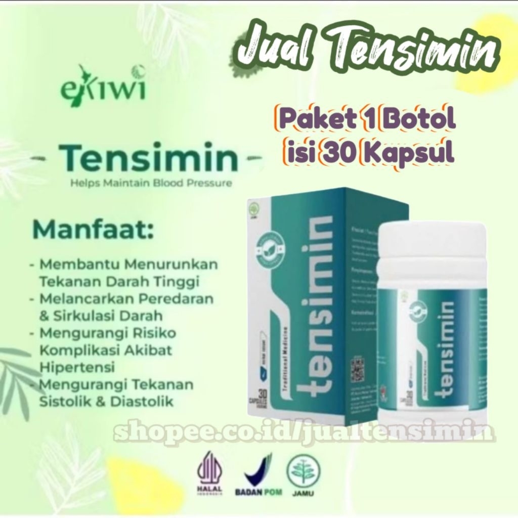 Jual JUAL TENSIMIN ASLI ORIGINAL OBAT HIPERTENSI TEKANAN DARAH TINGGI ...