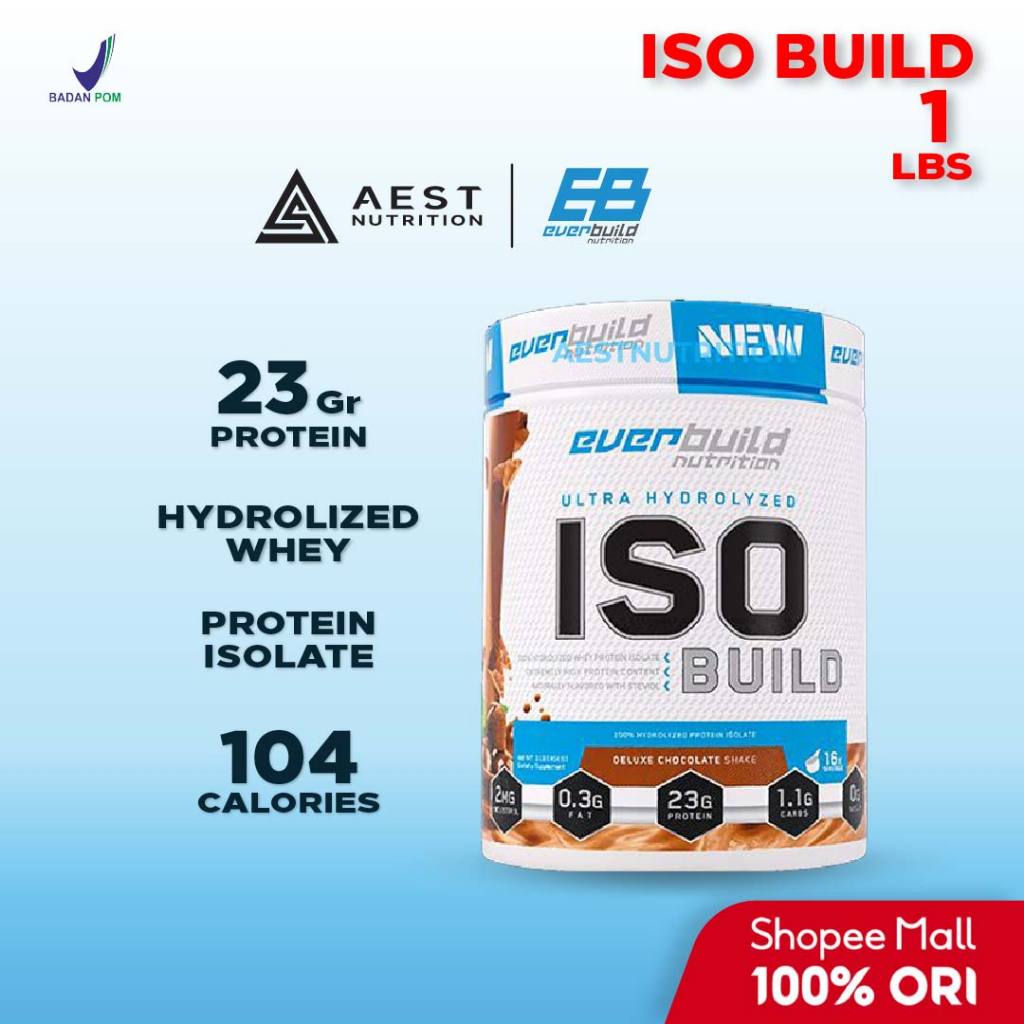 Jual Everbuild Nutrition Iso Build 1 lbs Ultra Hydrolyzed Isolate Whey ...