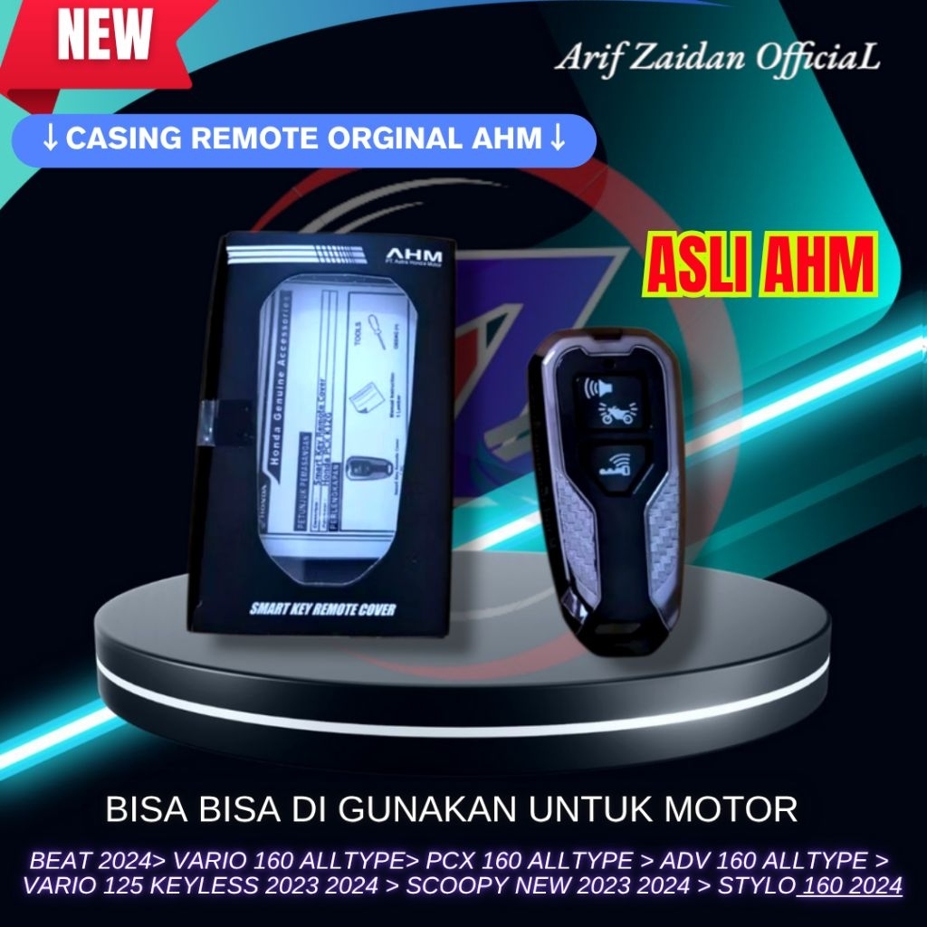 Jual Cover remote Original AHM smart key Honda PCX 160m, beat 2024, Vario 160, Vario 125 ...