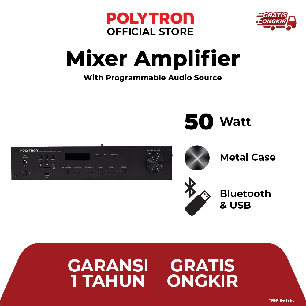Jual Polytron Integrated Bel Otomatis Amplifier untuk Sekolah, Kantor ...