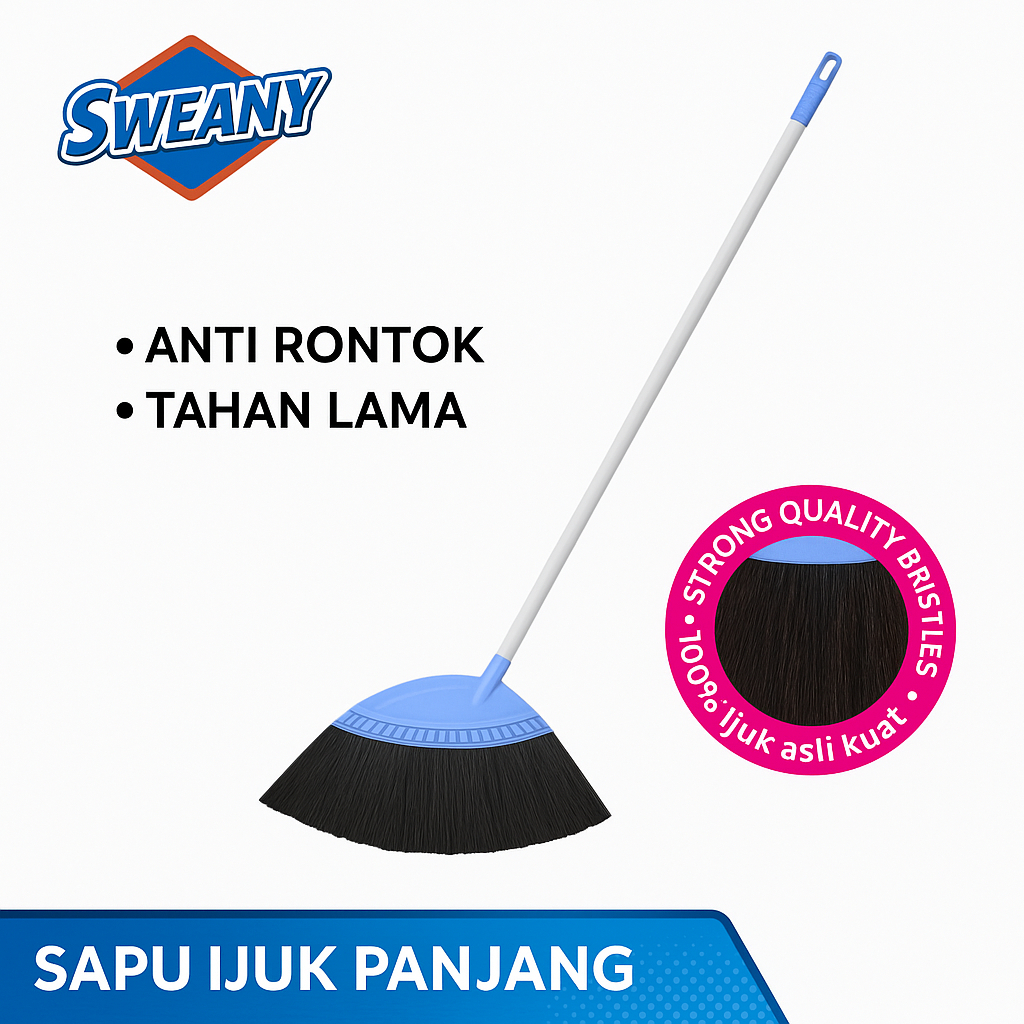 Jual Sweany Sapu Ijuk Tradisional Bulu Tebal, Kuat & Anti Rontok ...